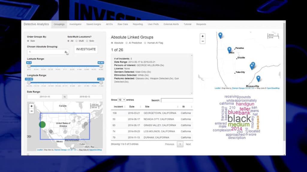 Detective Analytics Launches New Crime-Linking Network